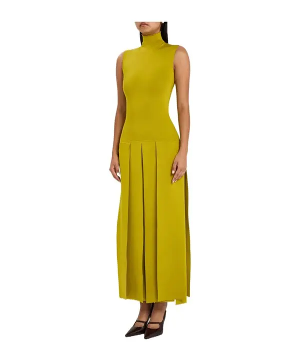 Alaïa Stretch Fineknit Maxi Dress