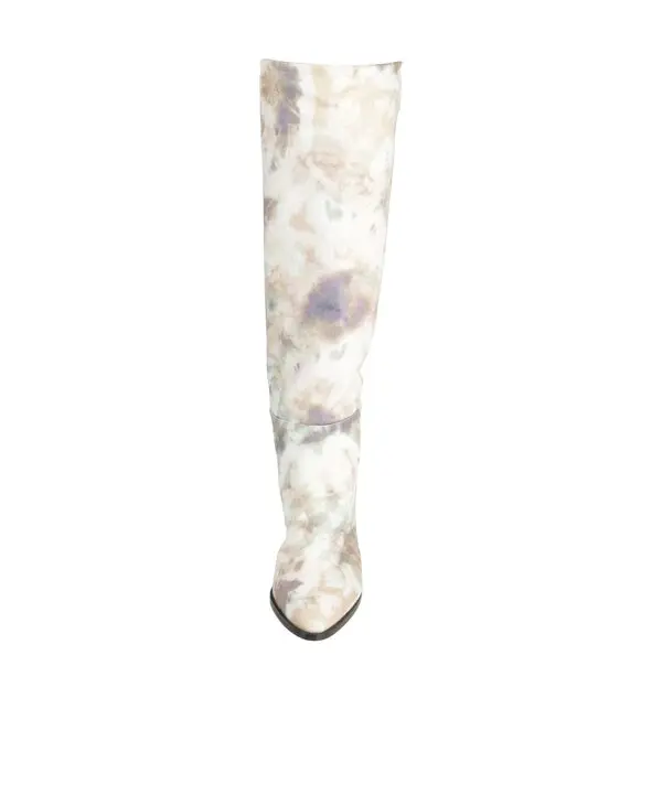 Isabel Marant Étoile Pointed Toe Tie-dye Ankle Boots