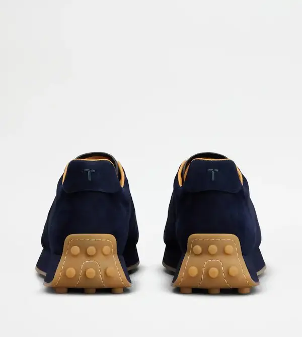 TOD'S Suede Sneakers With Embossed Logo