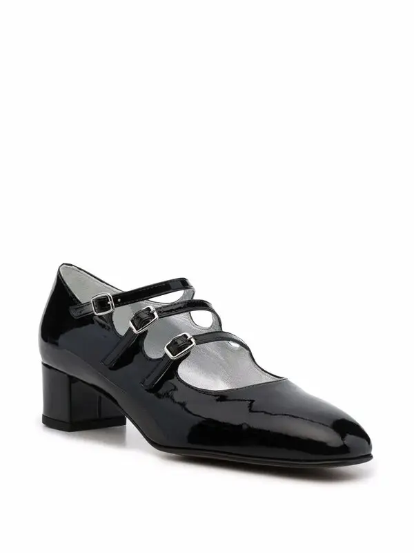 CAREL Kina Triple Strap Mary Janes Pumps