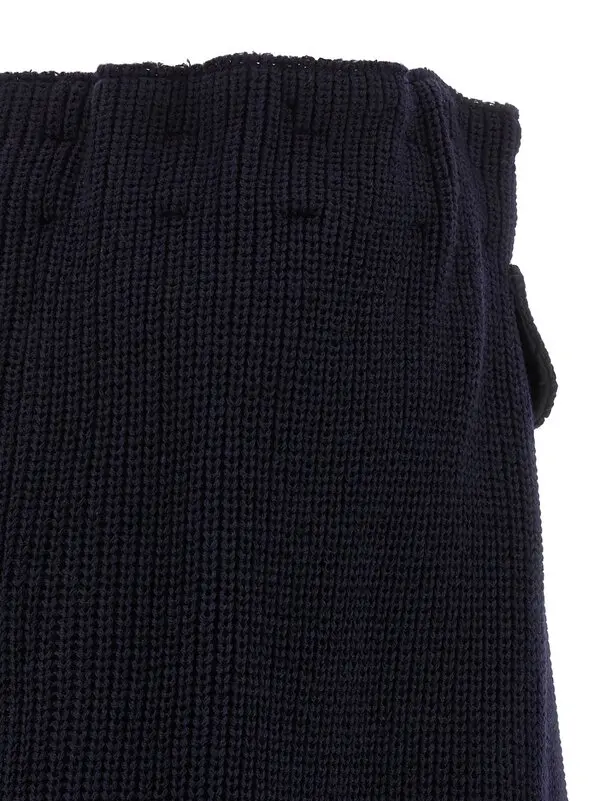 Prada Wool Knit Midi Skirt