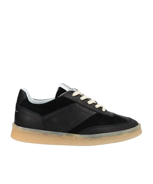MAISON MARGIELA Low-top Suede And Leather Sneakers