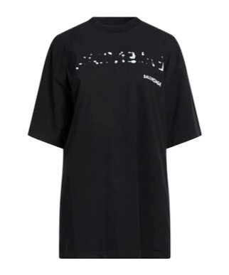 Balenciaga Crew Neck Drop-shoulder Long Tee