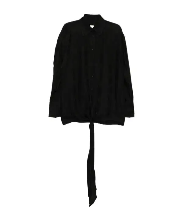 UMA WANG Front Tie Shirt