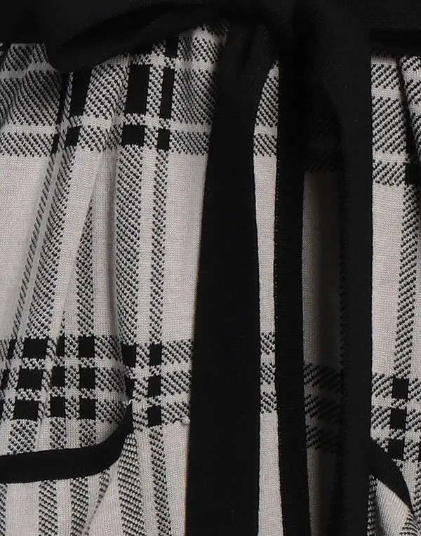 Max Mara Plaid Wool Lightweight Knit Sweater