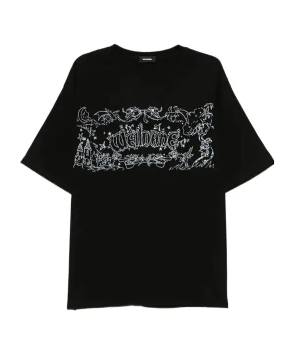 We11Done Crewneck Logo-print T-shirt