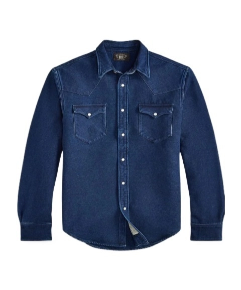 Ralph Lauren Sueded Western Shirt