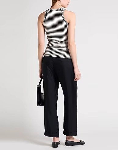 Brunello Cucinelli Striped Sleeveless Top