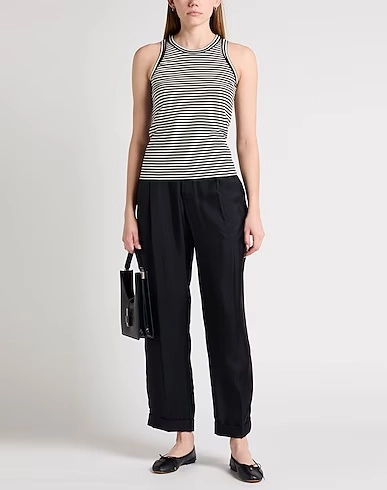 Brunello Cucinelli Striped Sleeveless Top