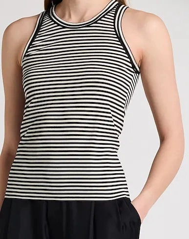 Brunello Cucinelli Striped Sleeveless Top