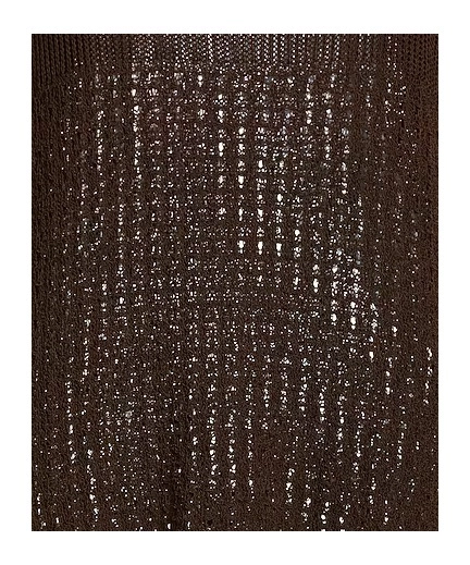 Max Mara Knitted Long Sleeve Top With Back Tie Detail