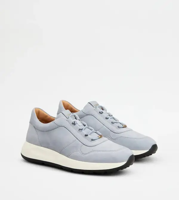 TOD'S Lace-up Low-top Sneakers - Light Blue