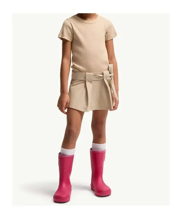 Moncler Cotton Dress With Bow Detail