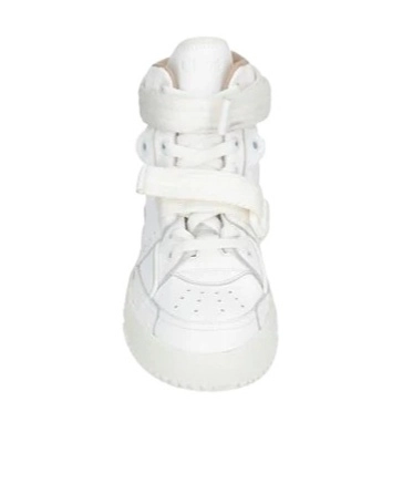 Chloé High-top Leather Sneakers With Velcro Fastening