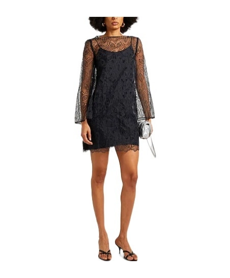 Max Mara Embroidered Organza Dress