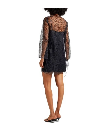 Max Mara Embroidered Organza Dress