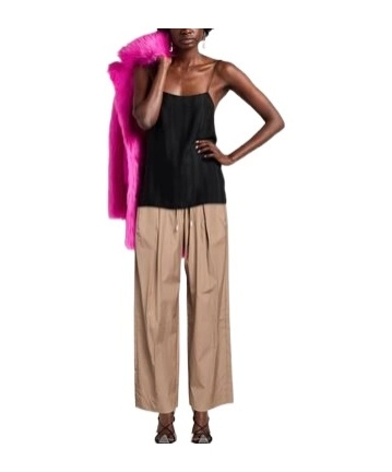 MAXCO. Pleated Loose Wide-leg Casual Trousers