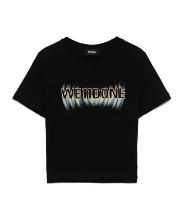 We11Done Logo Cropped T-shirt