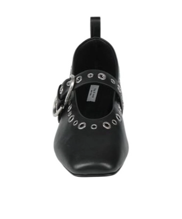 Rag & Bone Embellished Leather Mary Jane Flats