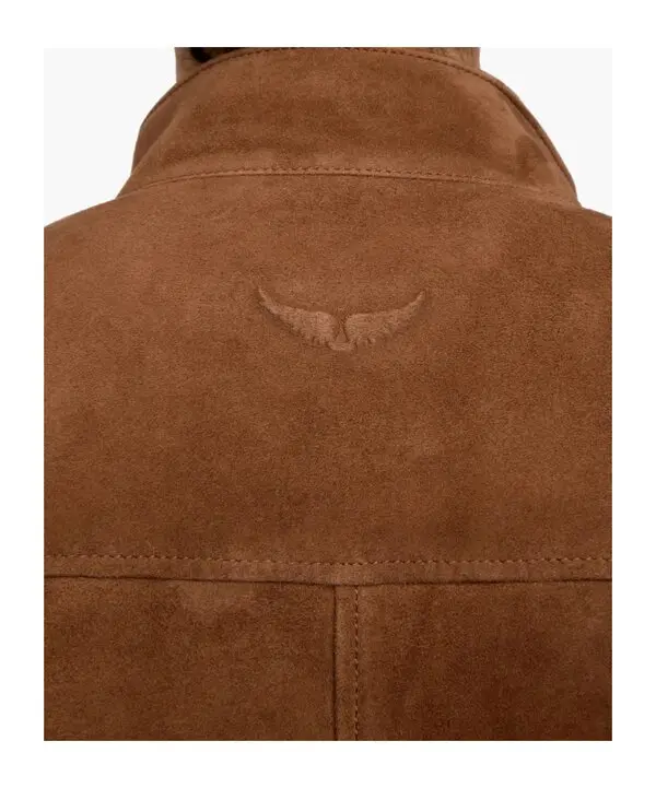 Zadig&Voltaire Lonni Button Suede Jacket