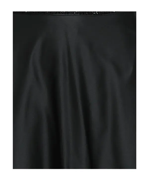 Max Mara Solid Taffeta Circle Skirt