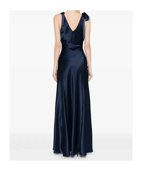 REFORMATION Pernille Dress With V-neck And Tie Straps