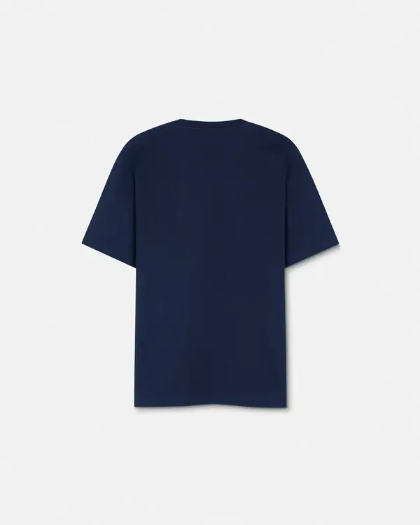 Versace Embroidered-medusa Head T-shirt