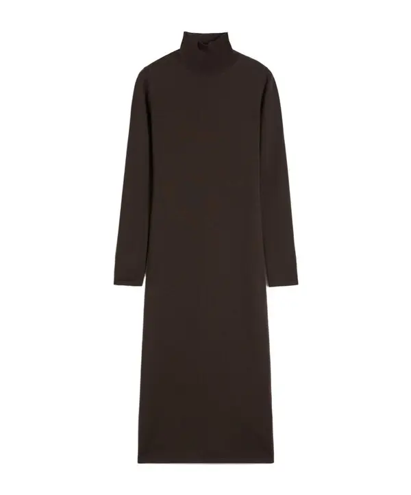 Max Mara Long-sleeved Wool Dress