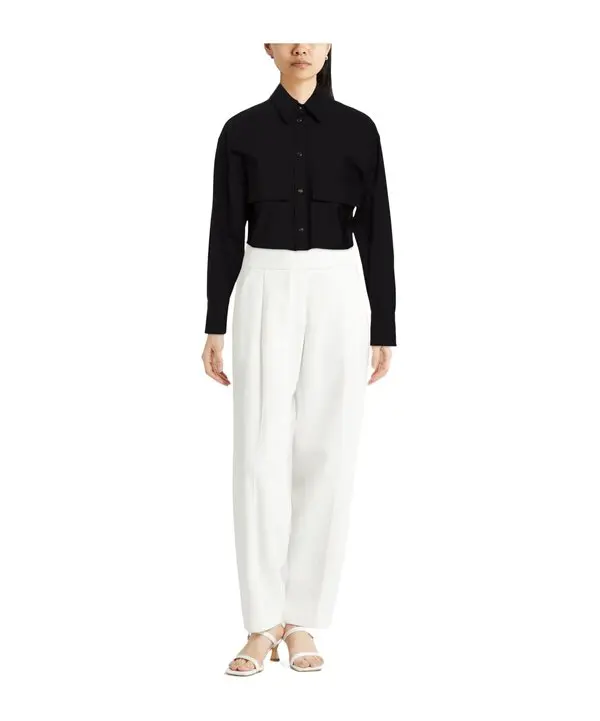 Brunello Cucinelli Cropped Embellished Shirt