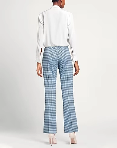 Marni Plaid Knit Flared Trousers