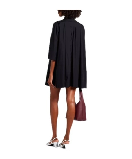 Max Mara Solid Color Mini Shirt Dress