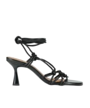 GANNI Embellished Tie Fastening Sandals