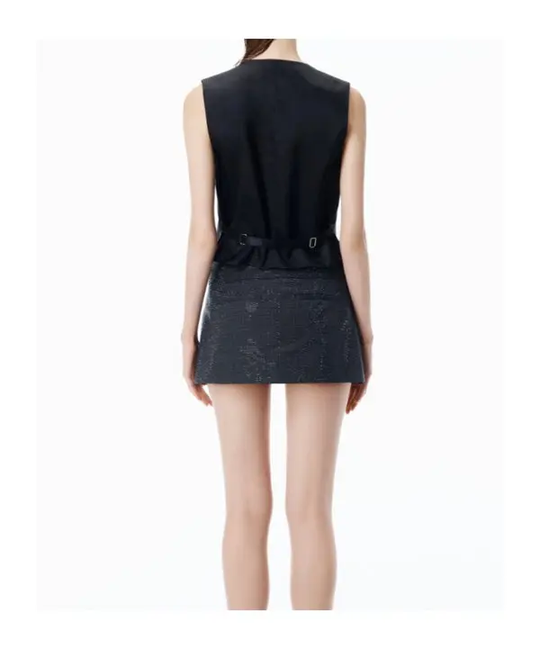 Alexander Wang Tailored Vest With Hotfix Embellishments