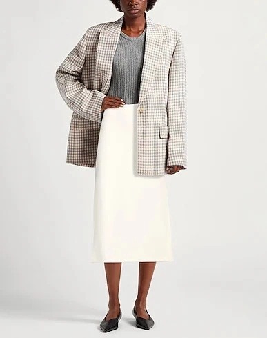 Sportmax Solid Color Flared Skirt