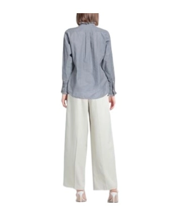 Isabel Marant Étoile Striped Cotton-blend Shirt With Ruffled Details