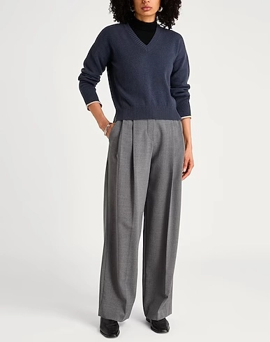Brunello Cucinelli Wide-leg Wool Trousers