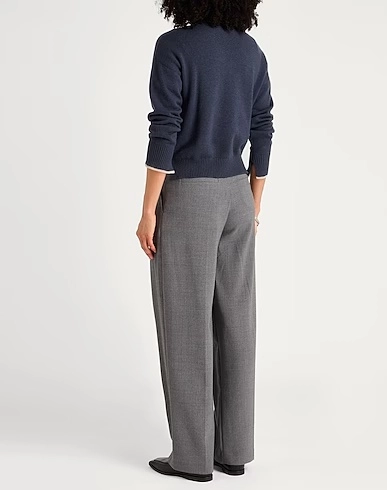 Brunello Cucinelli Wide-leg Wool Trousers