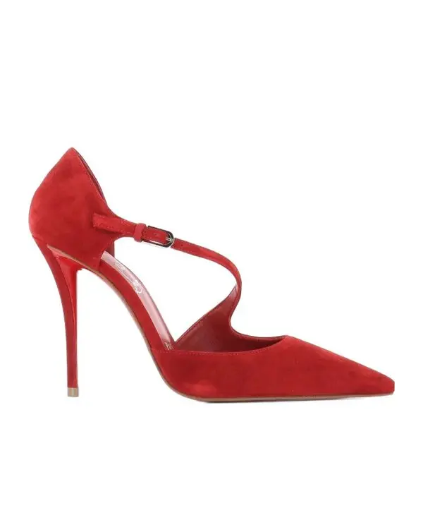 CHRISTIAN LOUBOUTIN 100mm Miss Ziggyta Suede Heeled Pumps - Red