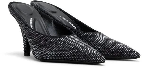 Alexander Wang Irina Crystal Embellished Mules