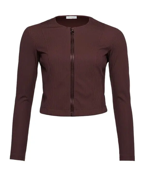 ERES Ribbed Zip-front Jacket