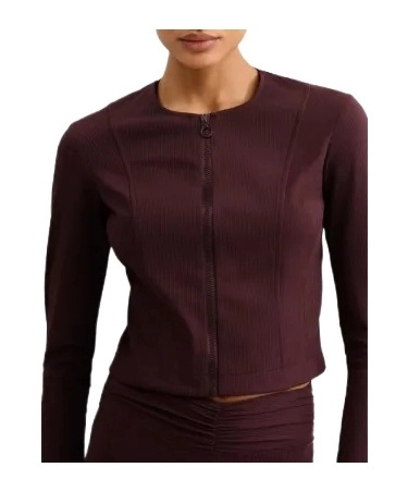 ERES Ribbed Zip-front Jacket