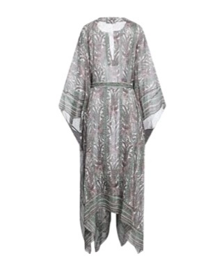 Isabel Marant Étoile Paisley Print Chiffon Kaftan Maxi Dress