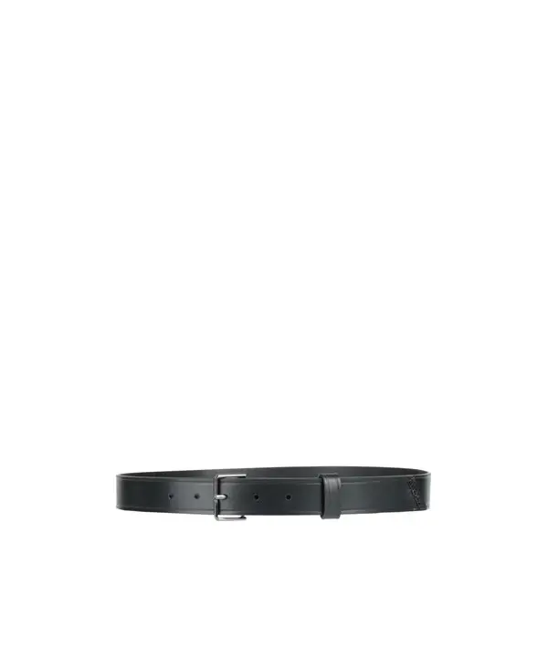 Max Mara Solid Color Leather Belt