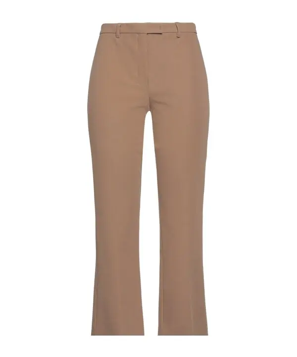 Max Mara Slim-fit Stretch Bootcut Trousers - Brown
