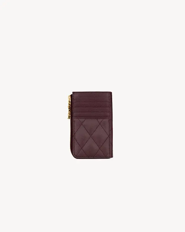 Saint Laurent Zipper Card Holder