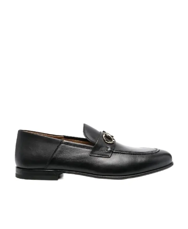 FERRAGAMO Horsebit Detail Loafers