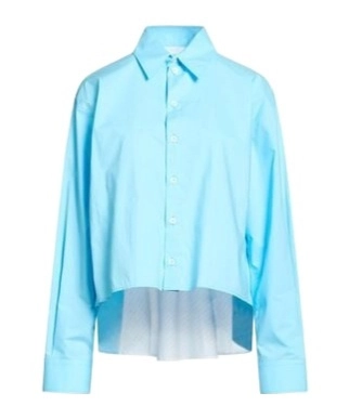 MAISON MARGIELA Collared Long Sleeve Cropped Shirt