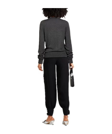 Isabel Marant Étoile Long Sleeve Embellished Crewneck Jumper