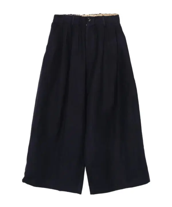 UMA WANG Pleated Trousers - Dark Blue