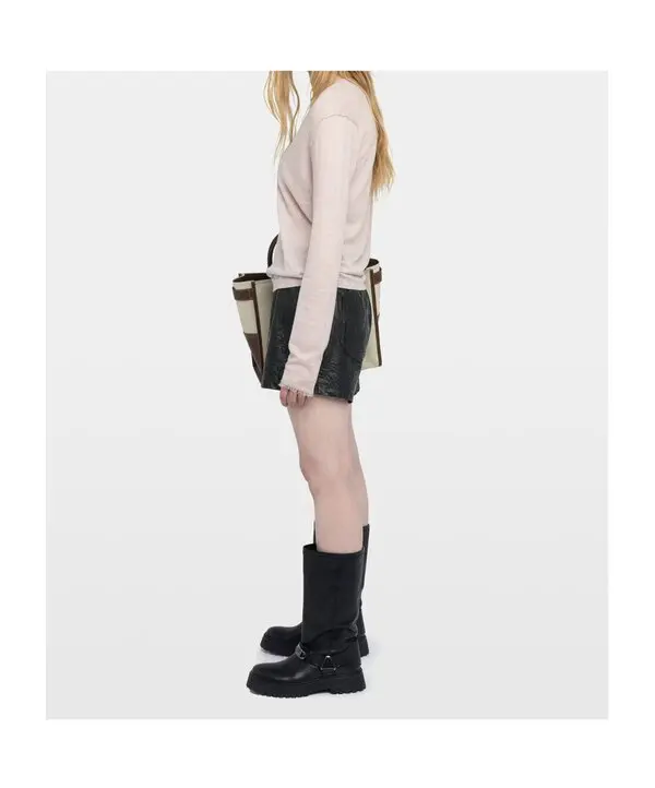 Zadig&Voltaire V-neck Knitted Jumper With Frayed Cuffs - Pink